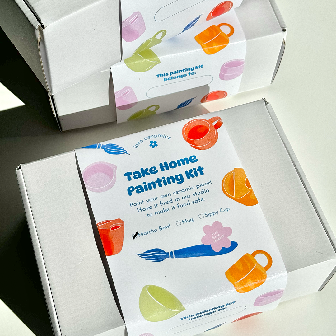 take home painting kit – Laro Ceramics